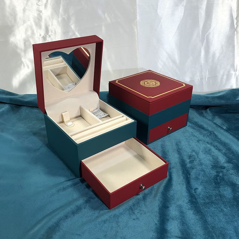 Jewelry Box with Mirror – Fibi Jewelry